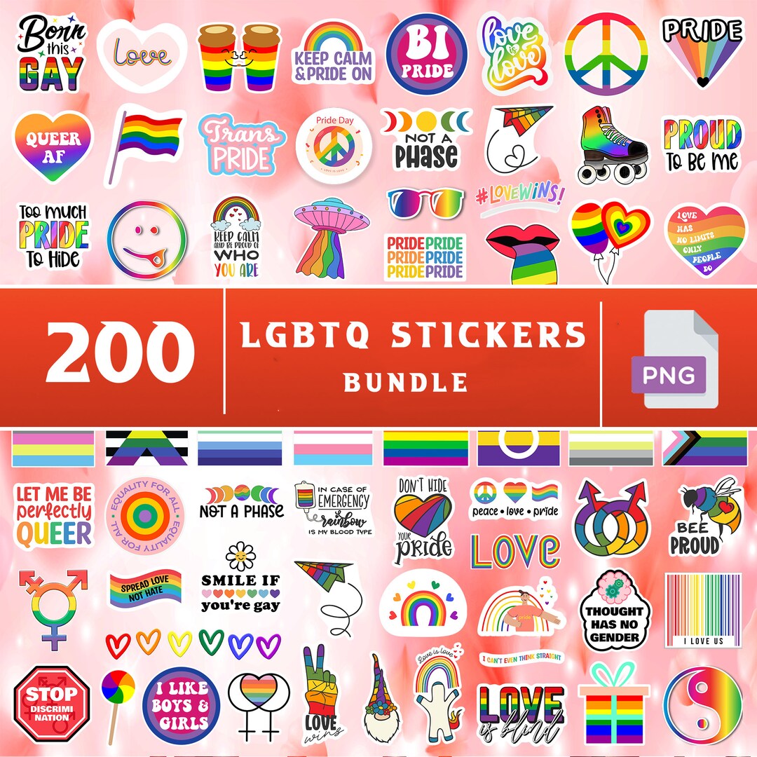 Pride Stickers Pride Month Gay Pride Gay Stickers LGBTQ - Etsy