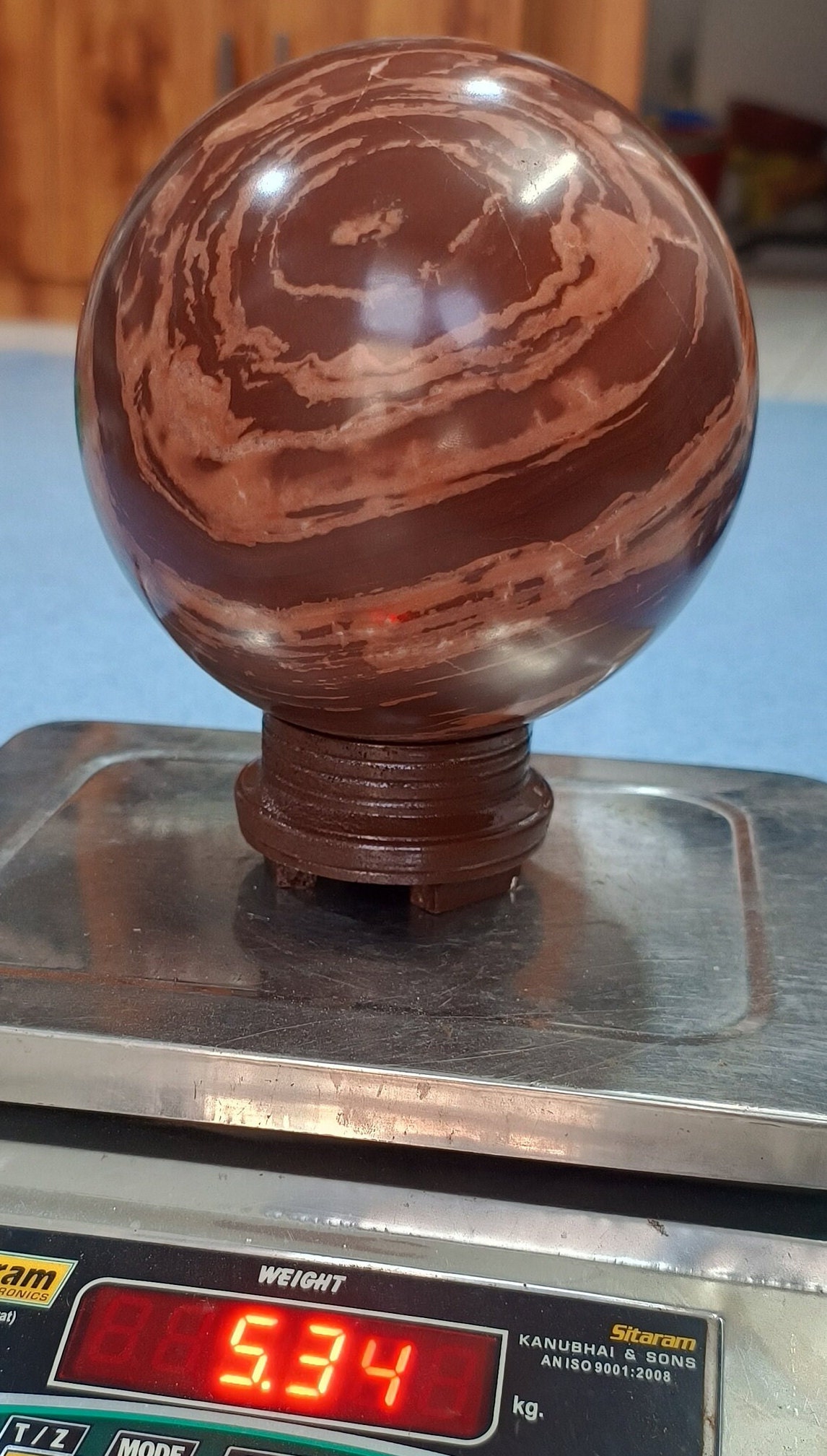 Brown Chocolate Jasper Stripes Sphere Huge 150 MM, High Quality ...