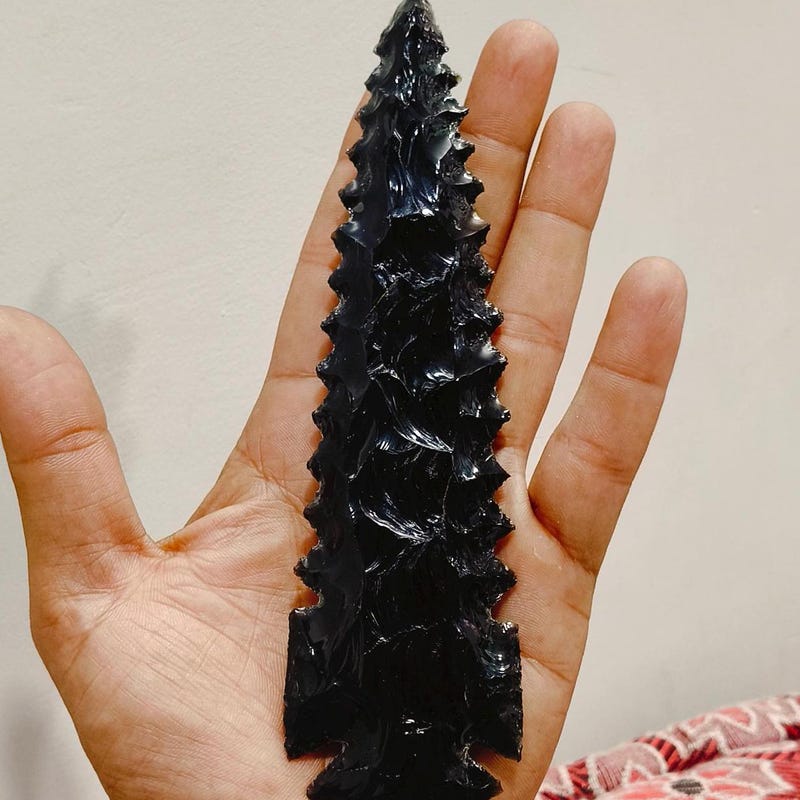 Obsidian Arrowheads - Etsy