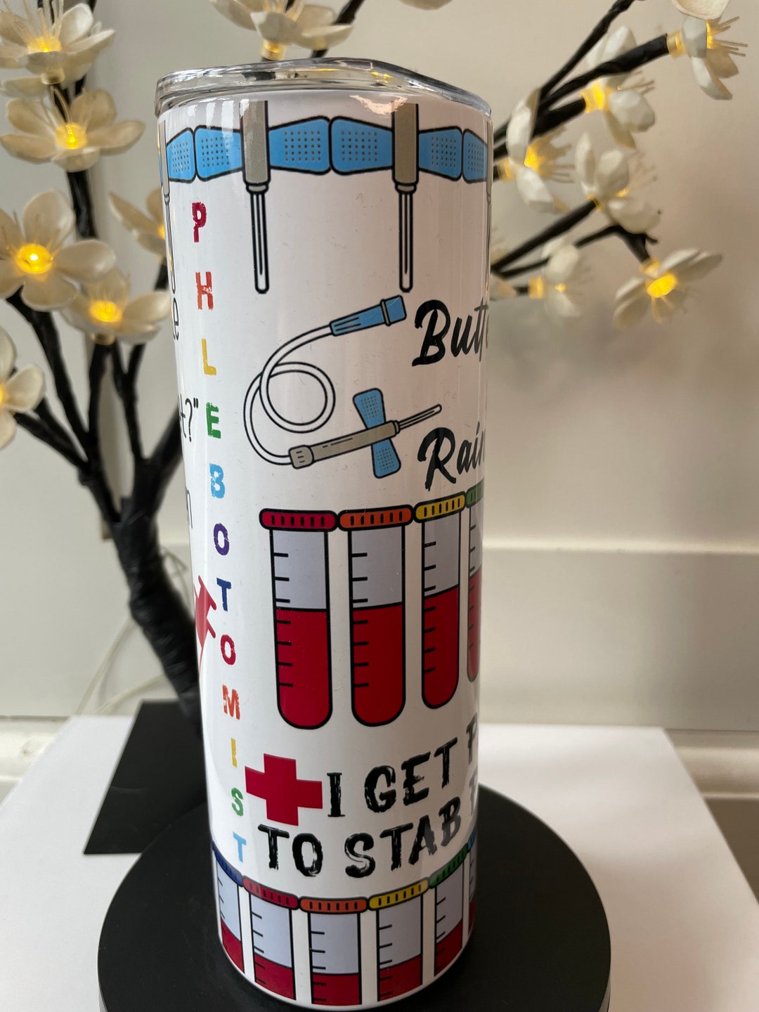 Phlebotomist Thermal Tumbler Travel Cup - Etsy