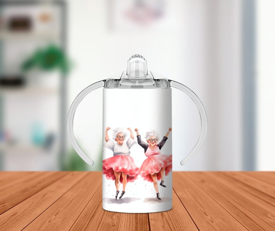 Dancing Grannies Sippy Cup / Adaptive Disability Cup - Etsy