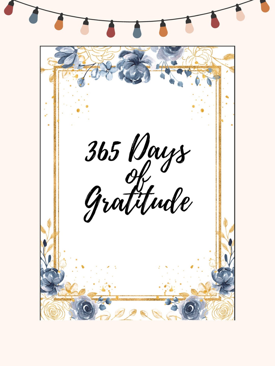 365 Days of Gratitude Printable PDF - Etsy