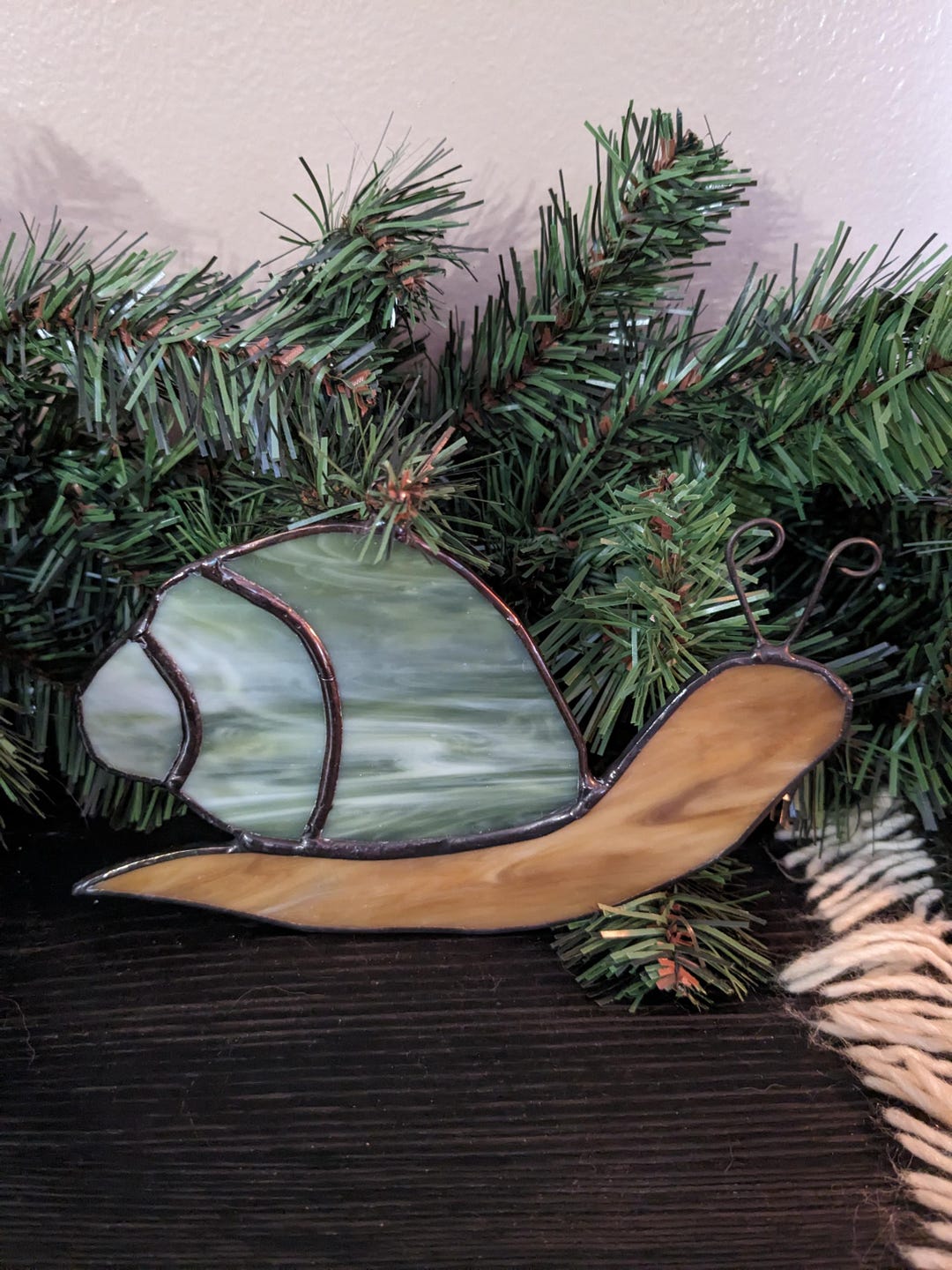 Stained Glass Snail Suncatcher - Etsy