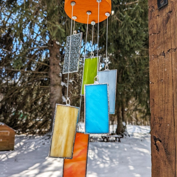 Stained Glass Wind Chimes - Etsy