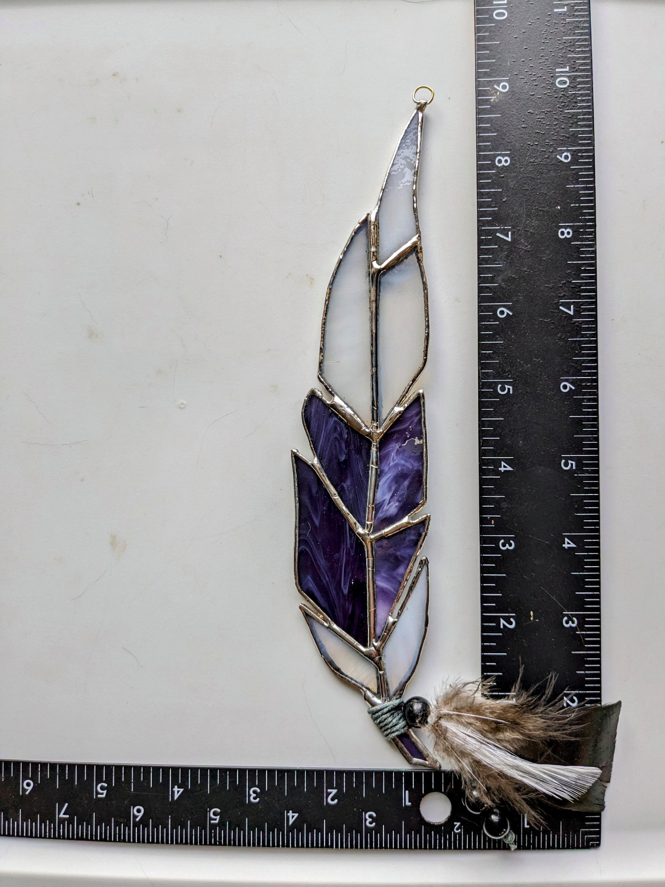 Stained Glass Wing Feather - Etsy