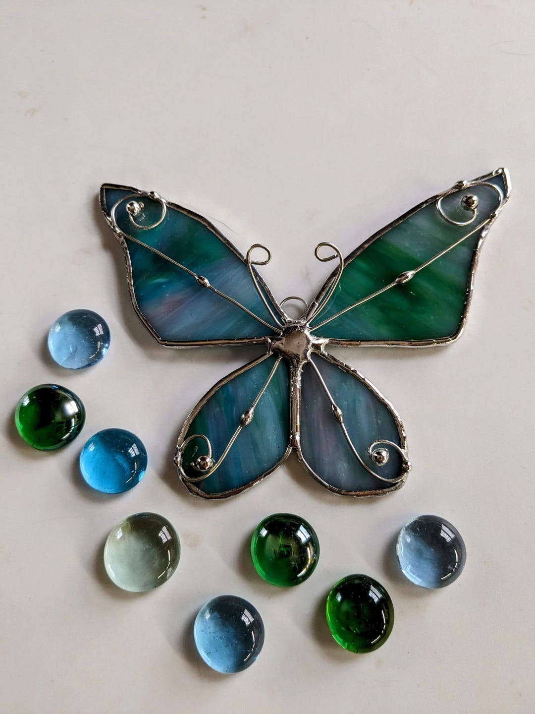 Stained Glass Butterfly Suncatcher - Etsy