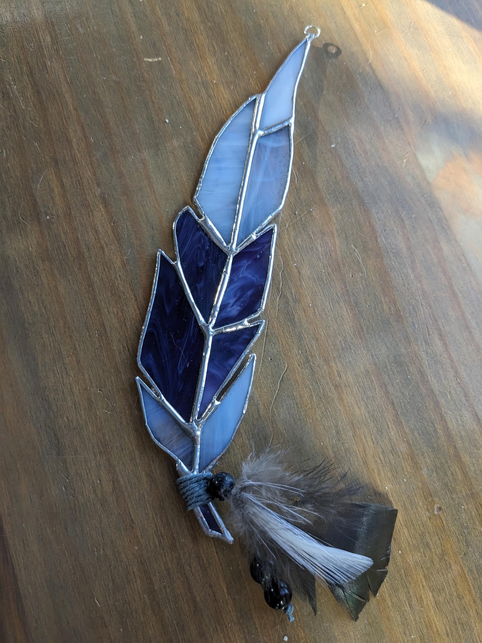 Stained Glass Wing Feather - Etsy