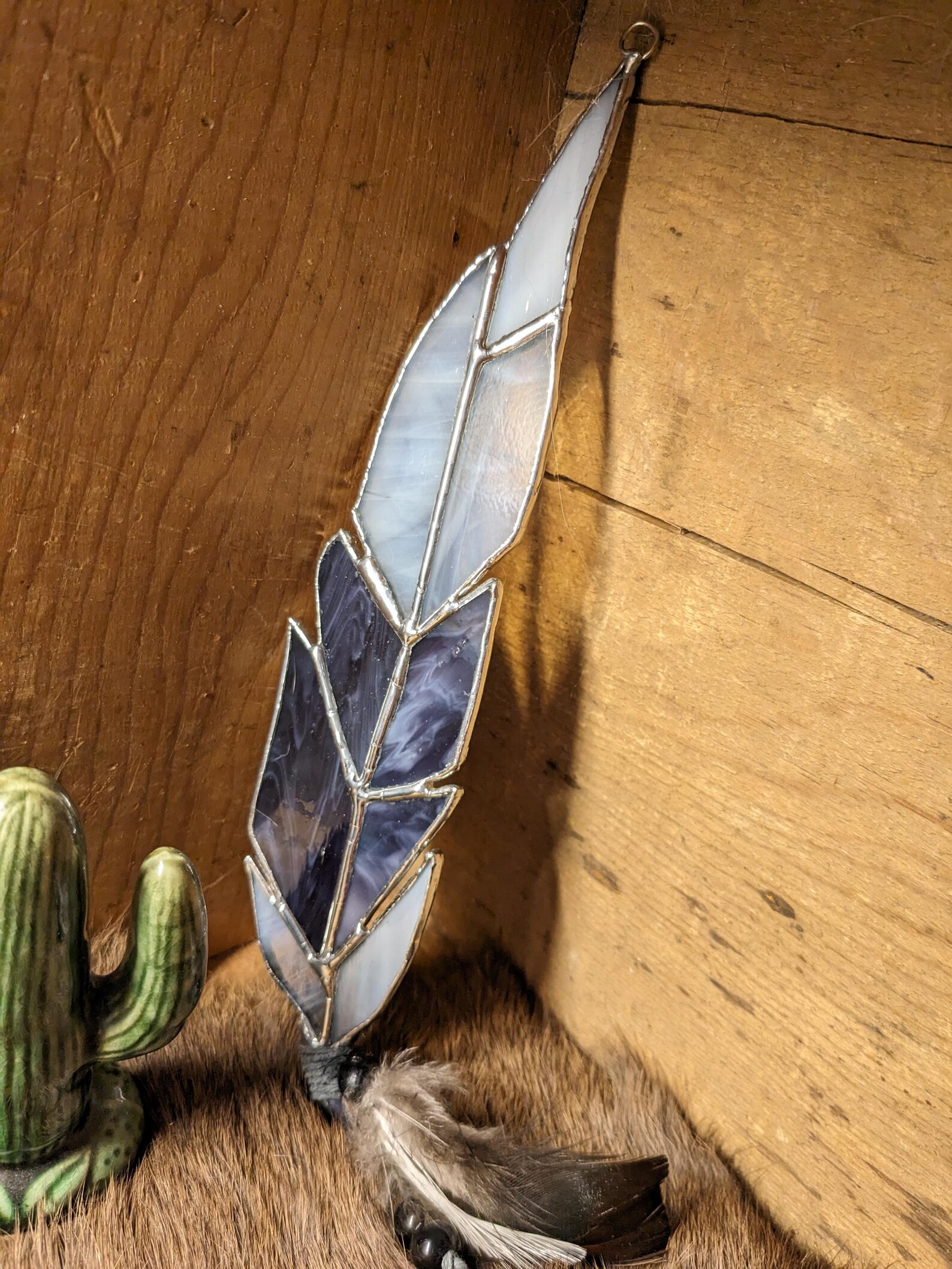 Stained Glass Wing Feather - Etsy
