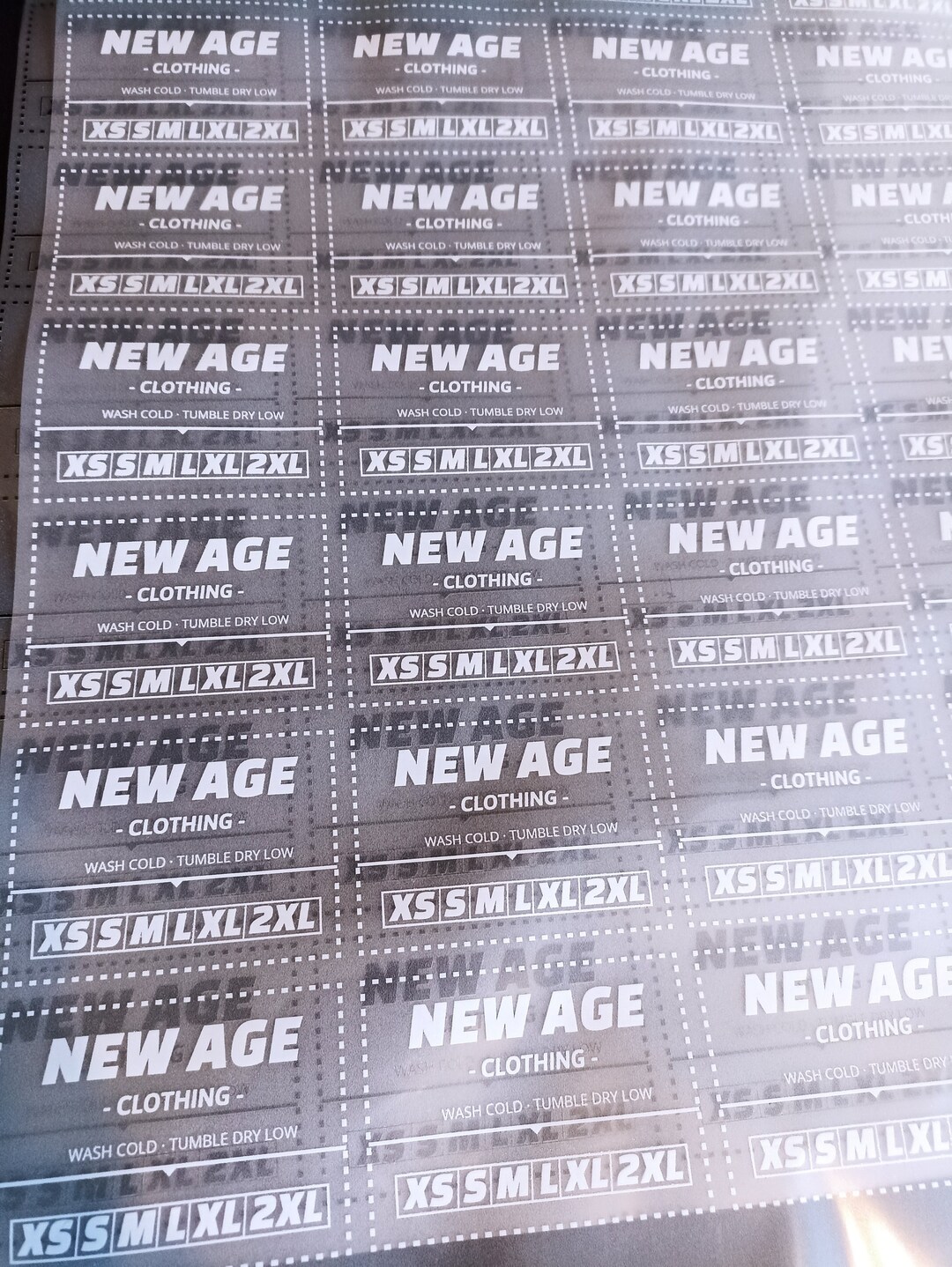 Neck Label Printing for Clothing Brand 2x2 UK - Etsy