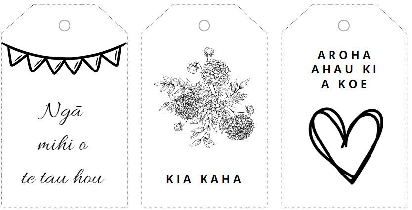 Te Reo Māori Gift Tags for Occasions - Etsy