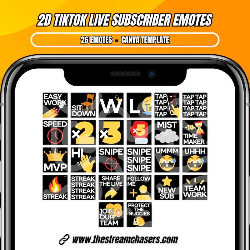 Tiktok Transparent Emotes - Etsy