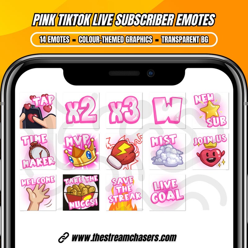 Tiktok Sub Stickers - Etsy