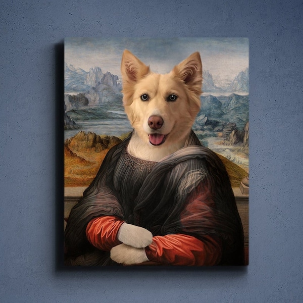 Custom Mona Lisa Painting - Etsy