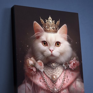 Custom Princess Pet Portrait, Royal Dog Portrait, Gift for Dog Lover ...