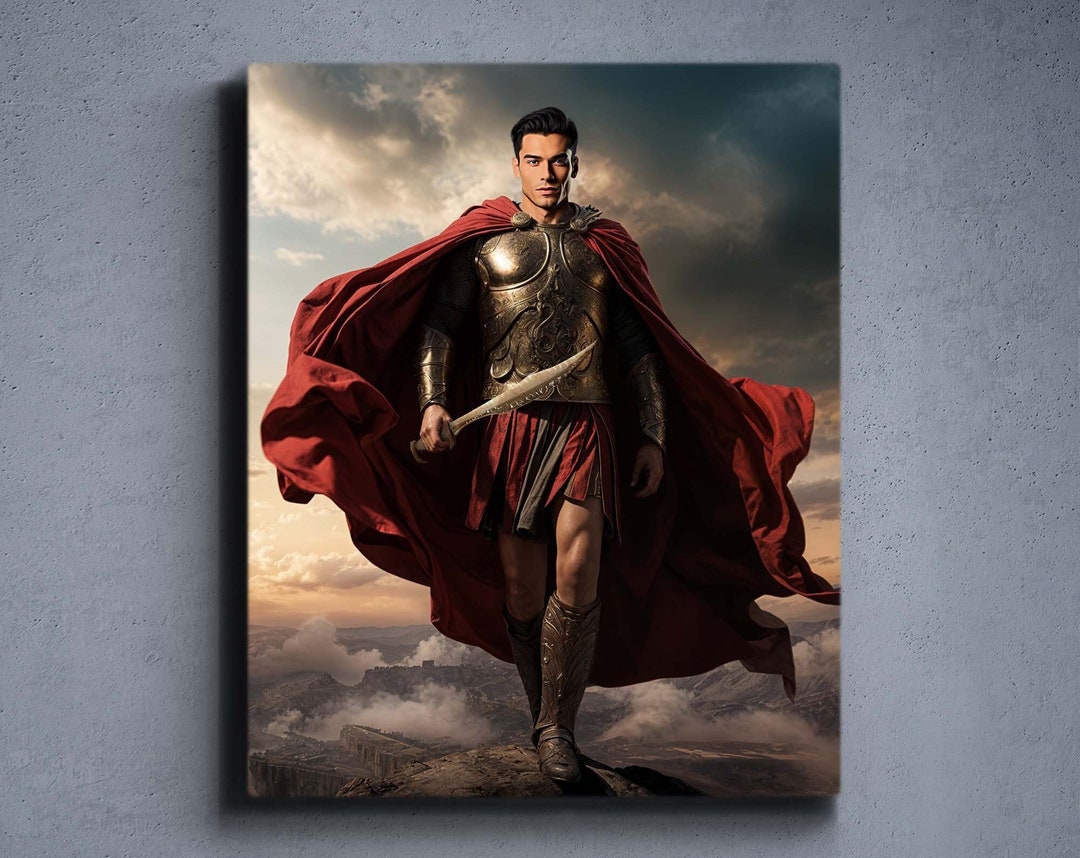 Custom Superhero Portrait, Man Portrait, Get a Custom Superhero ...
