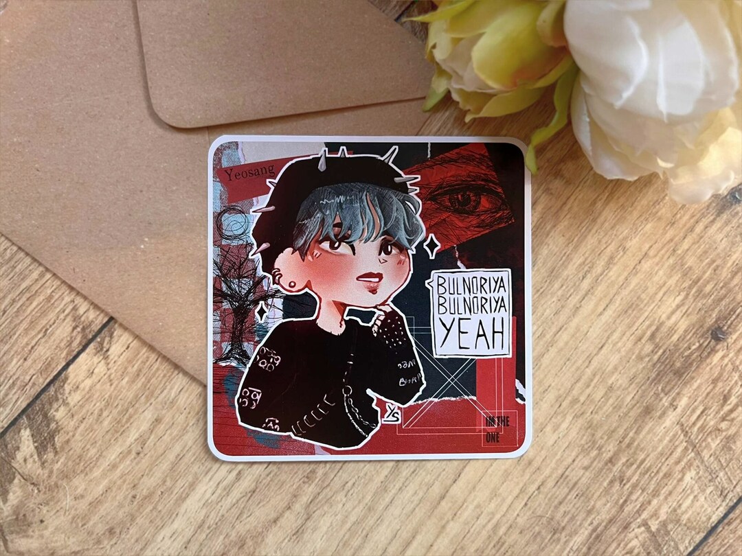 Ateez Yeosang Chibi Art Print / Postcard / - Etsy