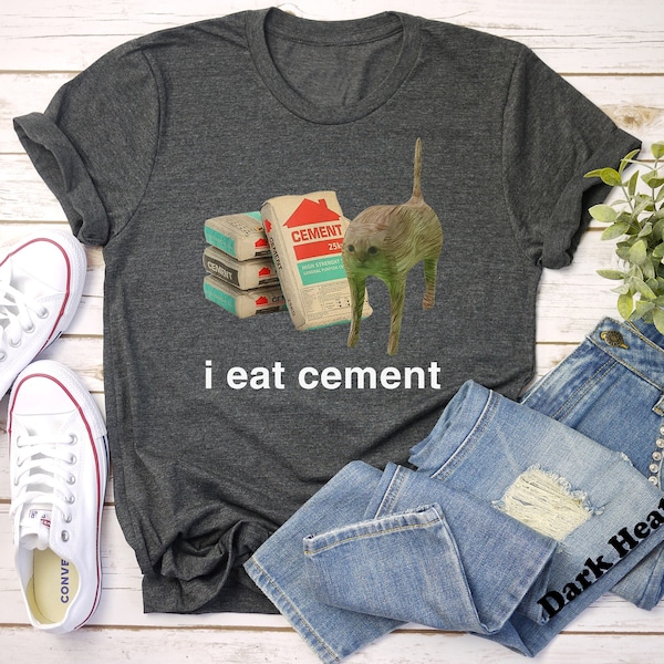 I Eat Cement Shirt - Etsy