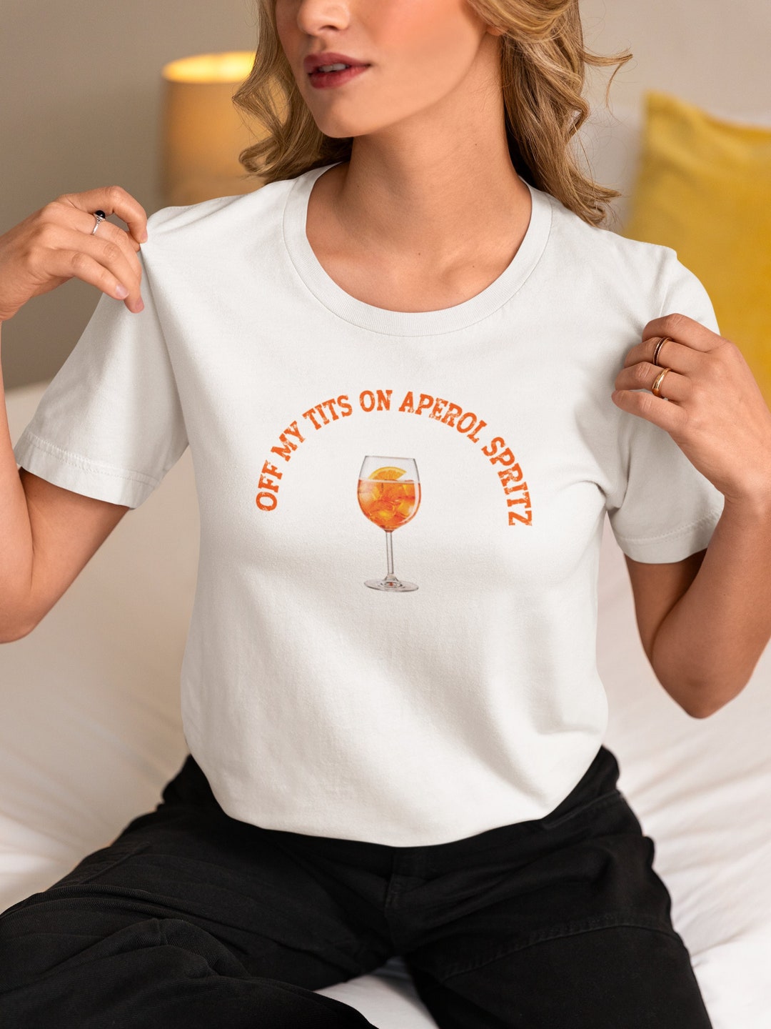 Off My Titz on Aperol Spritz, Unisex Summer T-shirt, Drinking Tee ...