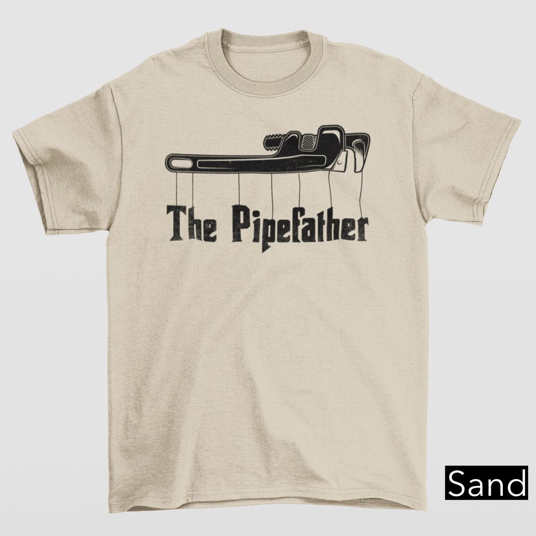 The Pipefather Wrench T-shirt, Pipe Wrench Parody Shirt, Plumbing Squad ...