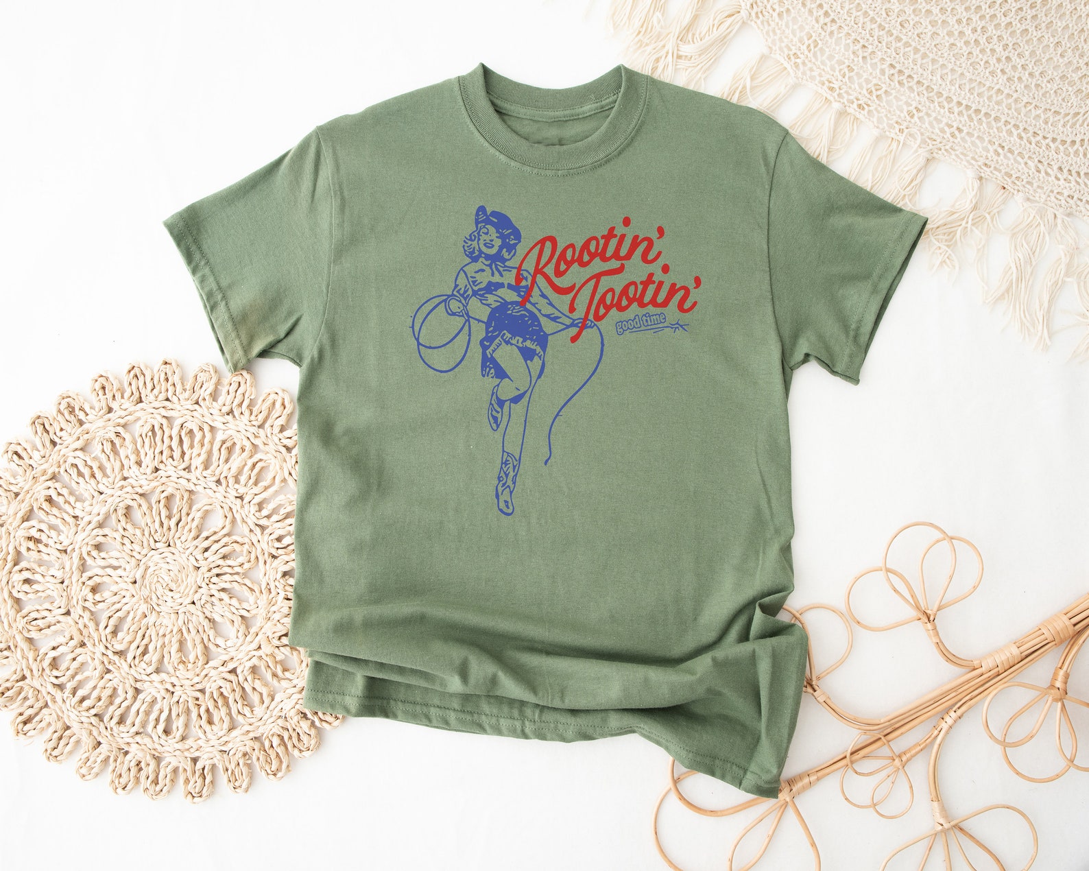 Rootin' Tootin' Good Time Shirt Western Sublimations - Etsy