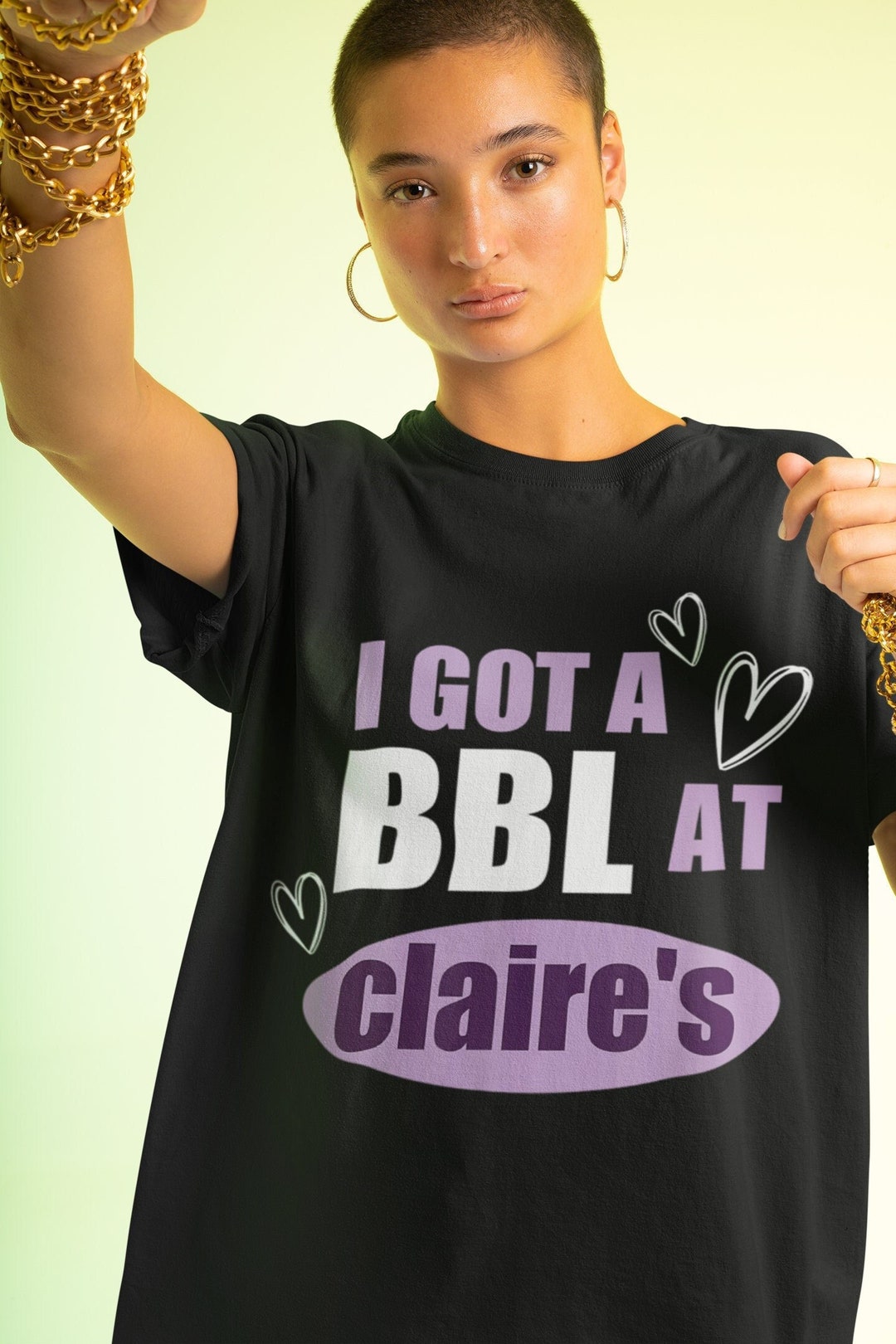 I Got A BBL at Claire's Meme Shirt Ironic Tee Shirts - Etsy