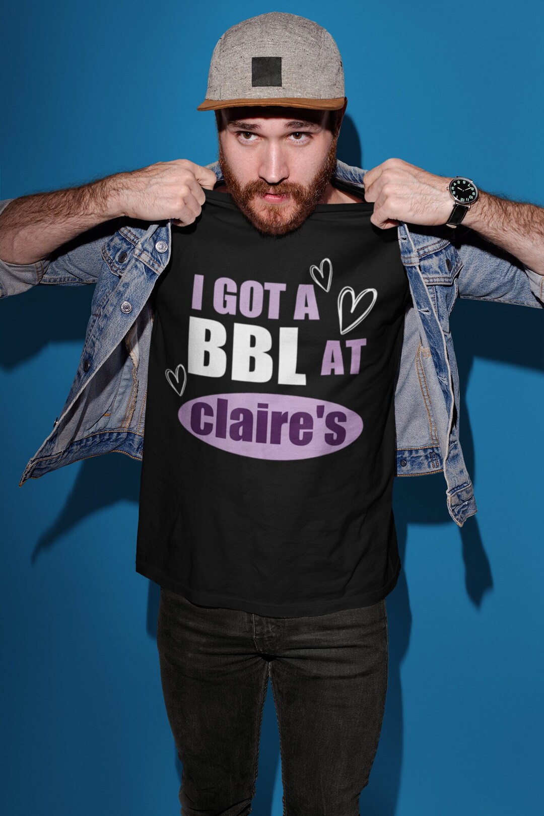 I Got A BBL at Claire's Meme Shirt, Ironic Tee Shirts, Funny Saying Gag ...