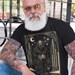 Bigfoot Sasquatch Skeleton Tarot Style Unisex Black T Shirt With Light ...