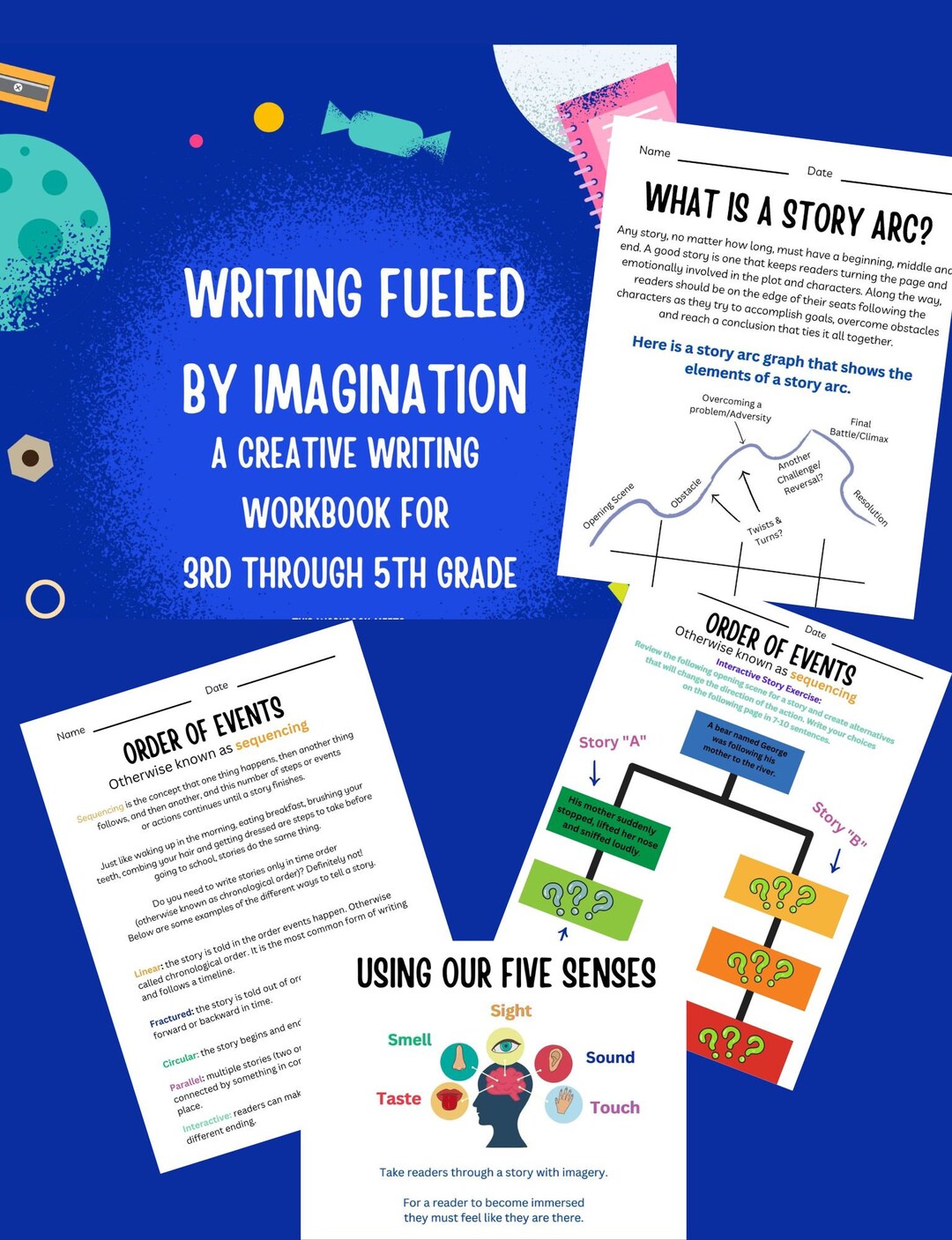 Writing Fueled by Imagination - A Fun, Comprehensive Writing Workbook ...