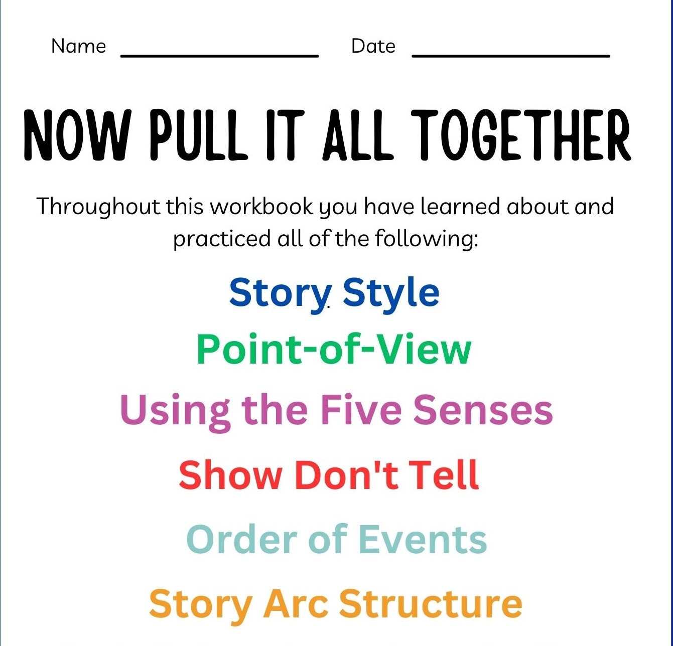 Writing Fueled by Imagination - A Fun, Comprehensive Writing Workbook ...