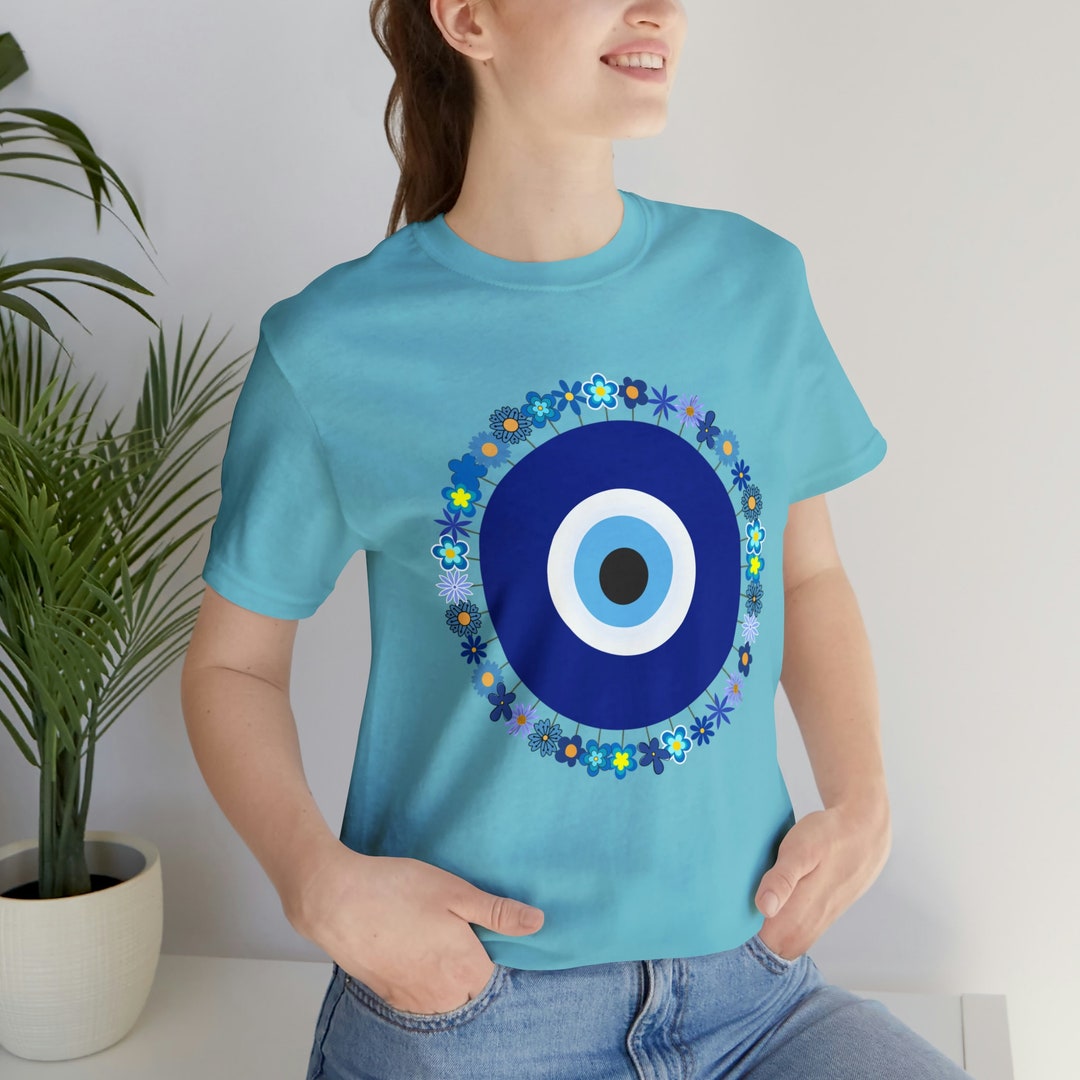 Evil Eye Short Sleeve Tee, Evil Eye T Shirt, Evil Eye Talisman ...