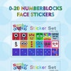 Numberblocks 0-20 Faces / for 2cm Cubes / A5 Sticker Printing / Instant ...