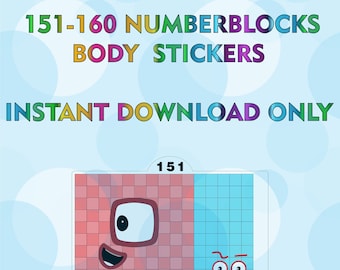 Numberblocks 91-100 Stickers - Etsy UK