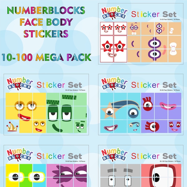 Numberblocks 31 40 - Etsy