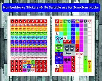 Numberblocks Jpeg - Etsy