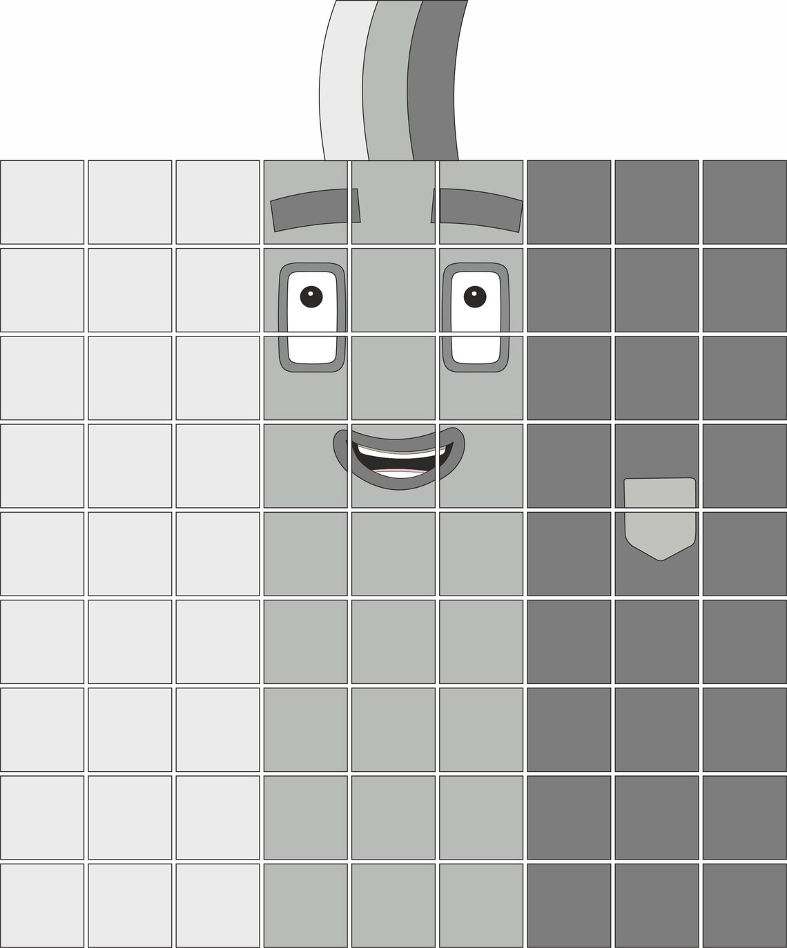 Numberblocks 10-100 Body Stickers Waterproof Scratch and UV - Etsy