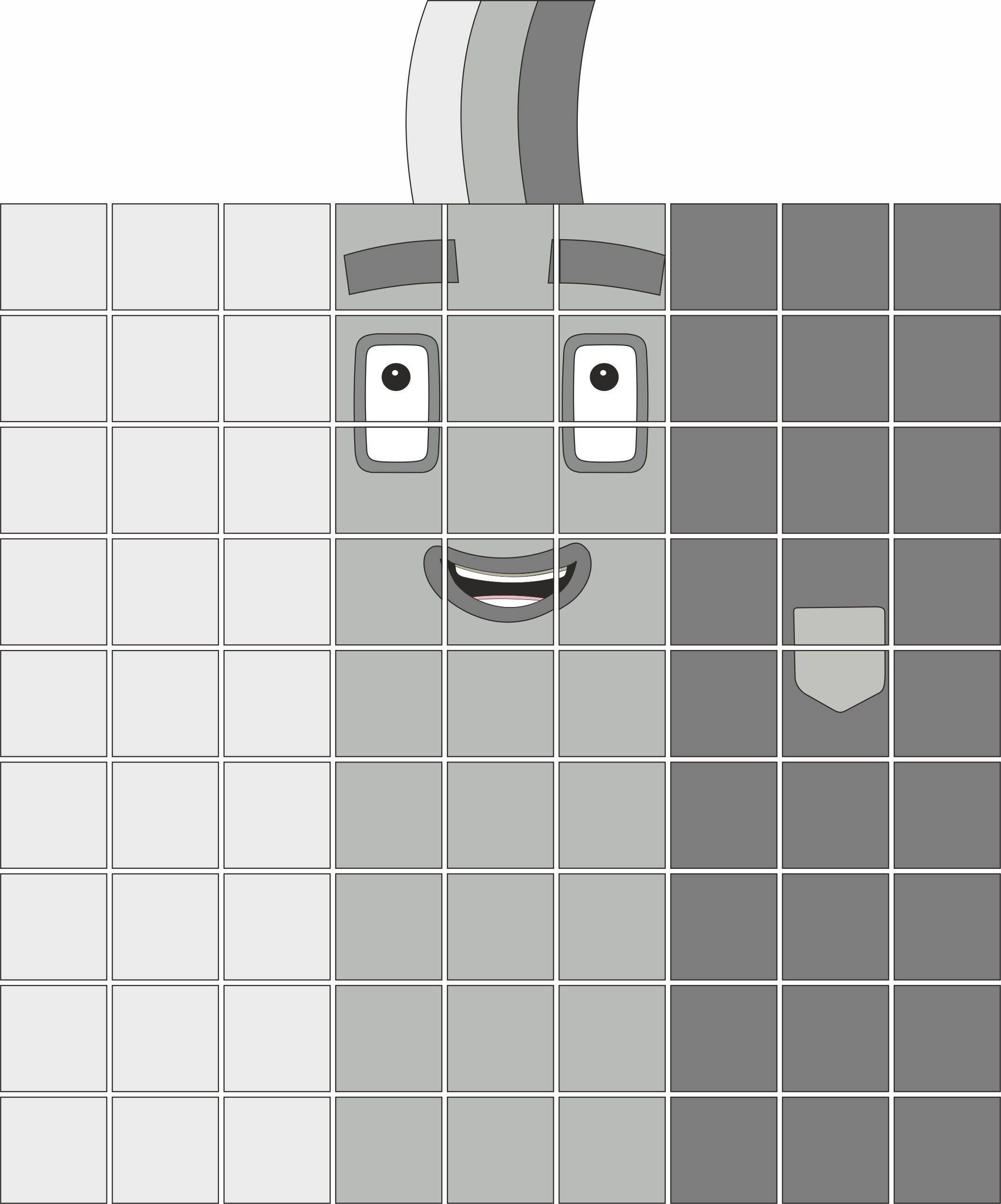 Numberblocks 10-100 Body Stickers, Waterproof, Scratch and UV Resistant ...