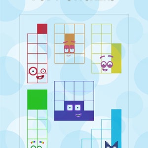 From 0 to 20 Numberblocks Body Stickers for Every Young Mathematician ...