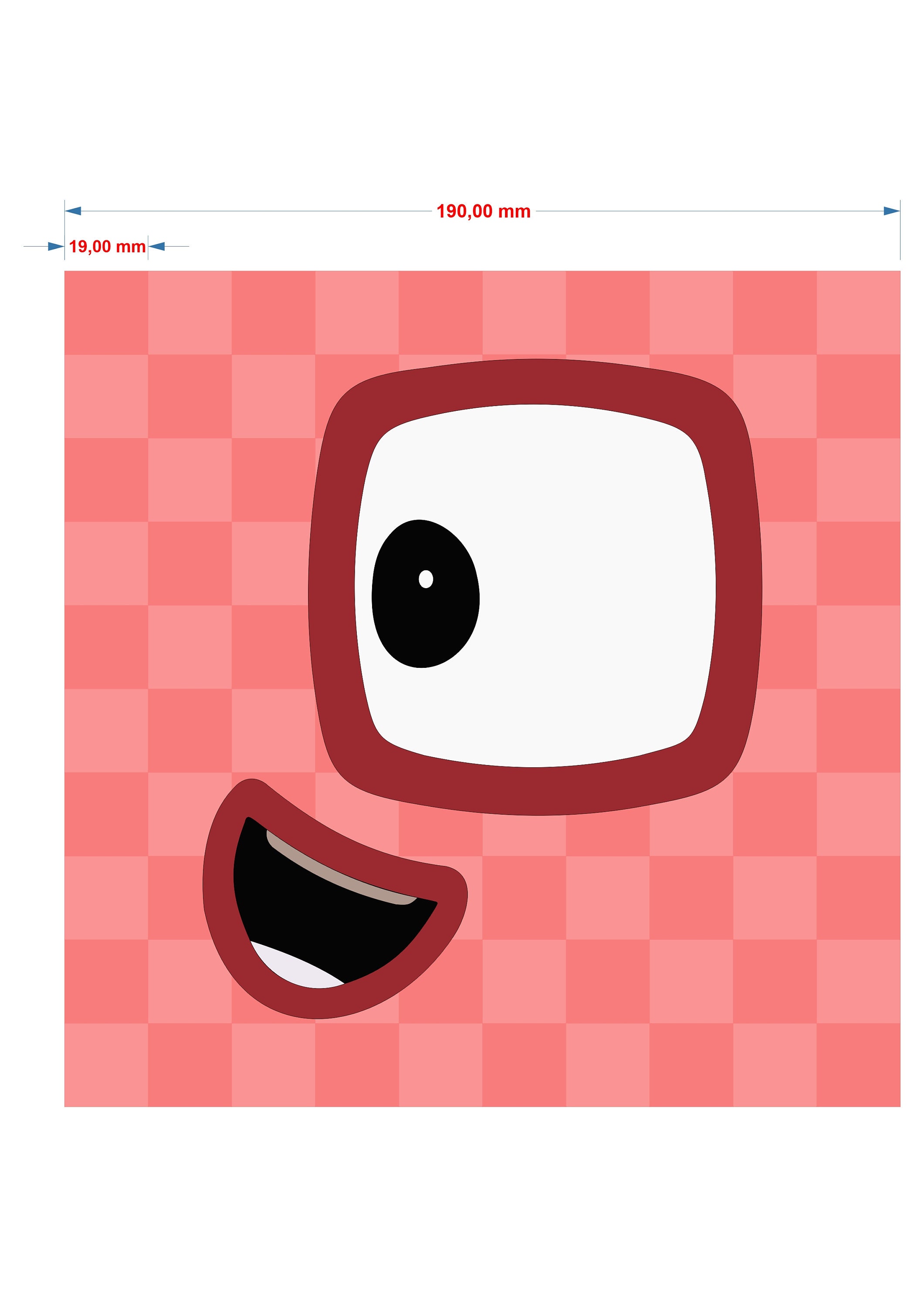 Numberblocks 100-1000 Faces / for 2cm Cubes / A4 Sticker Printing ...