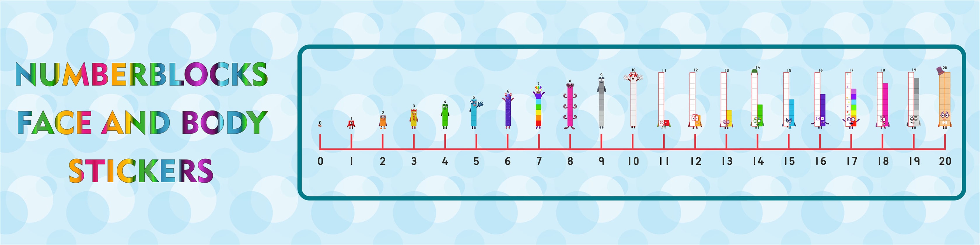 NumberblocksStickers - Etsy