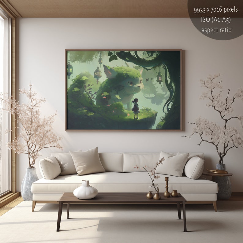 Forest Guardian | Lofi Art, Printable Wall Art, Instant Download Art ...