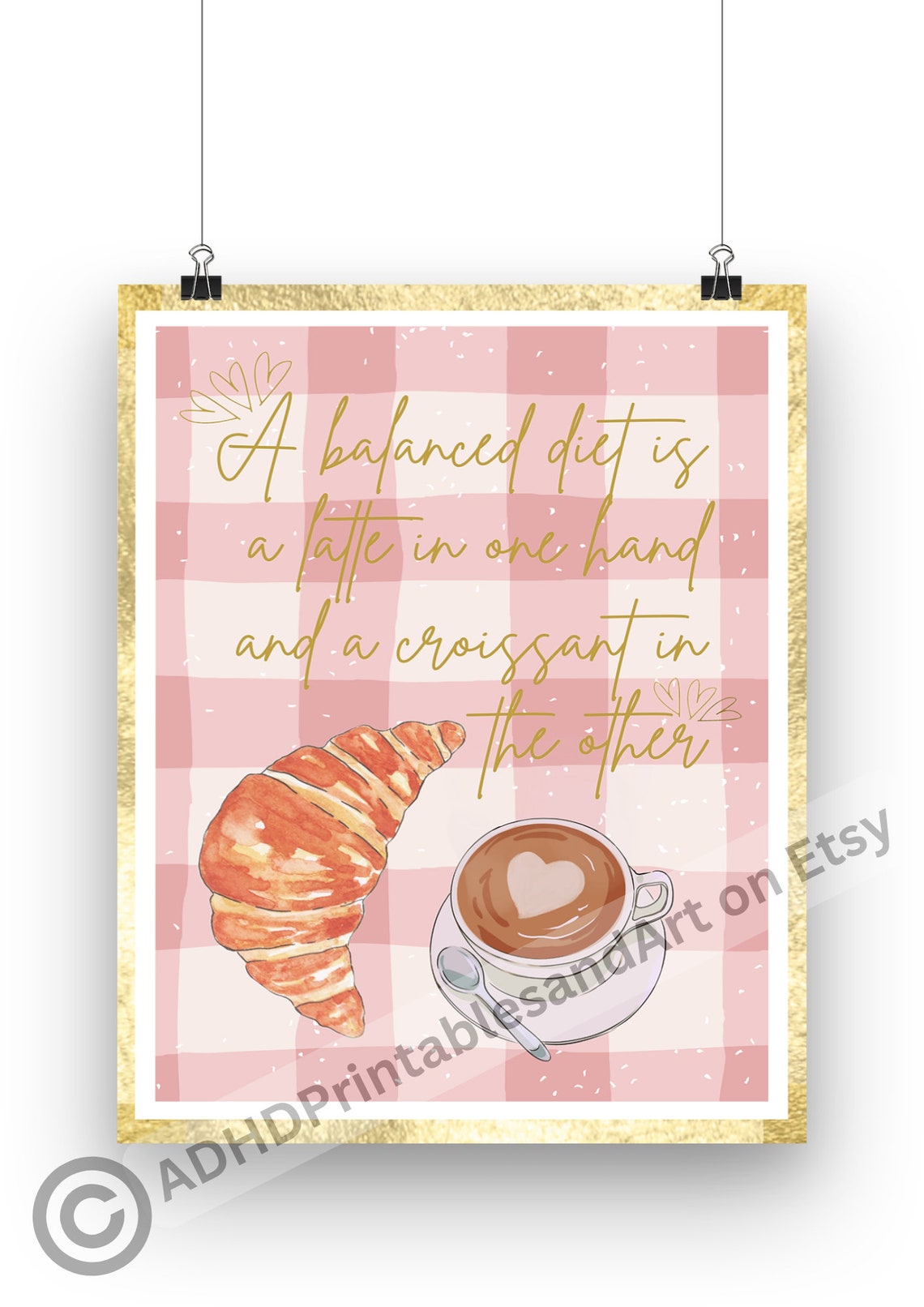 Gift A3 Size Poster PDF Wall Poster Print - INSTANT DOWNLOAD - Coffee ...