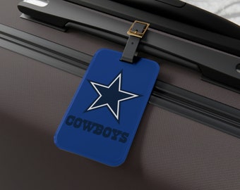 Cowboys Dallas Luggage Tag - Etsy