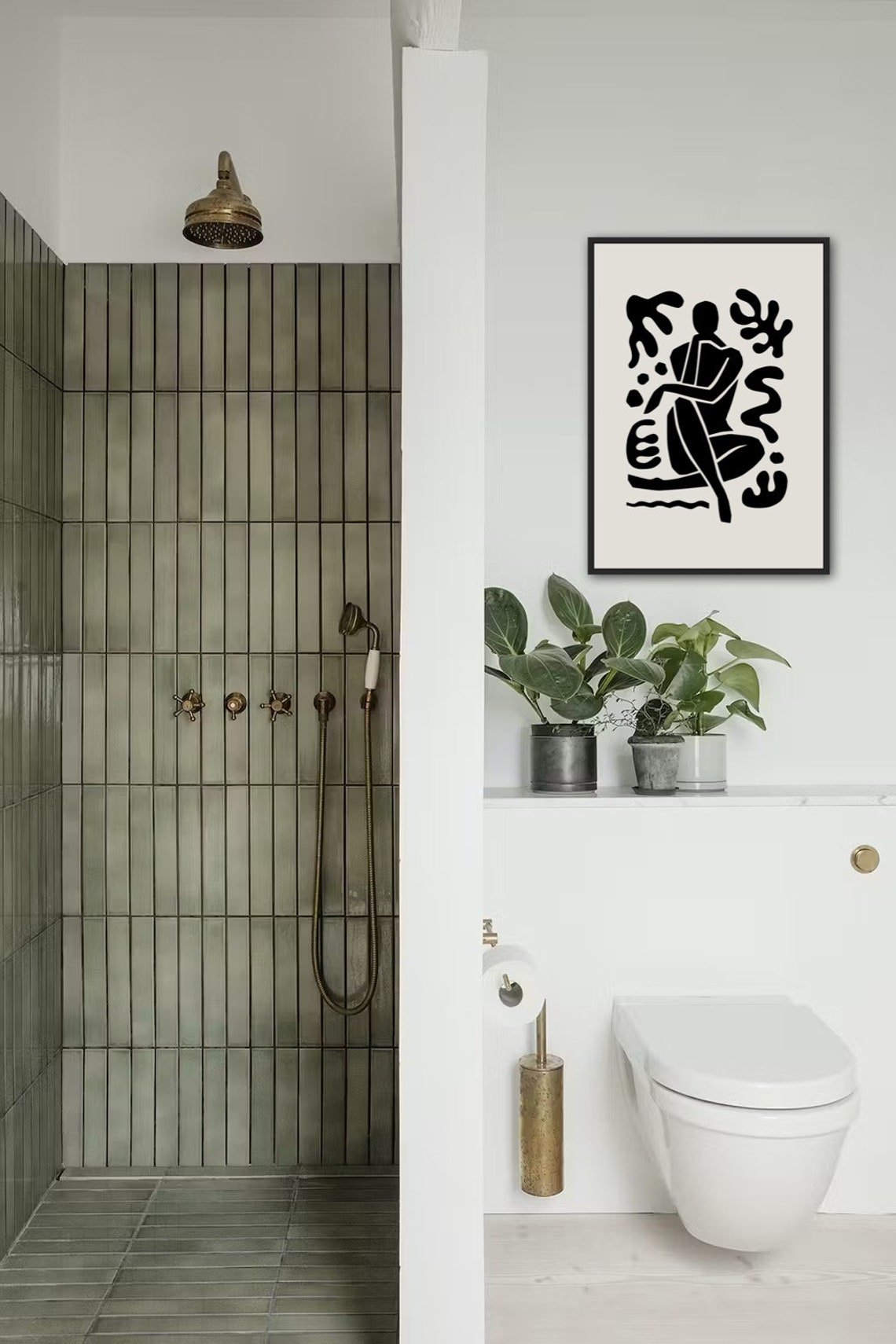 DIGITAL Art | Monochrome Silhouette | Minimal Art | Home Decor ...