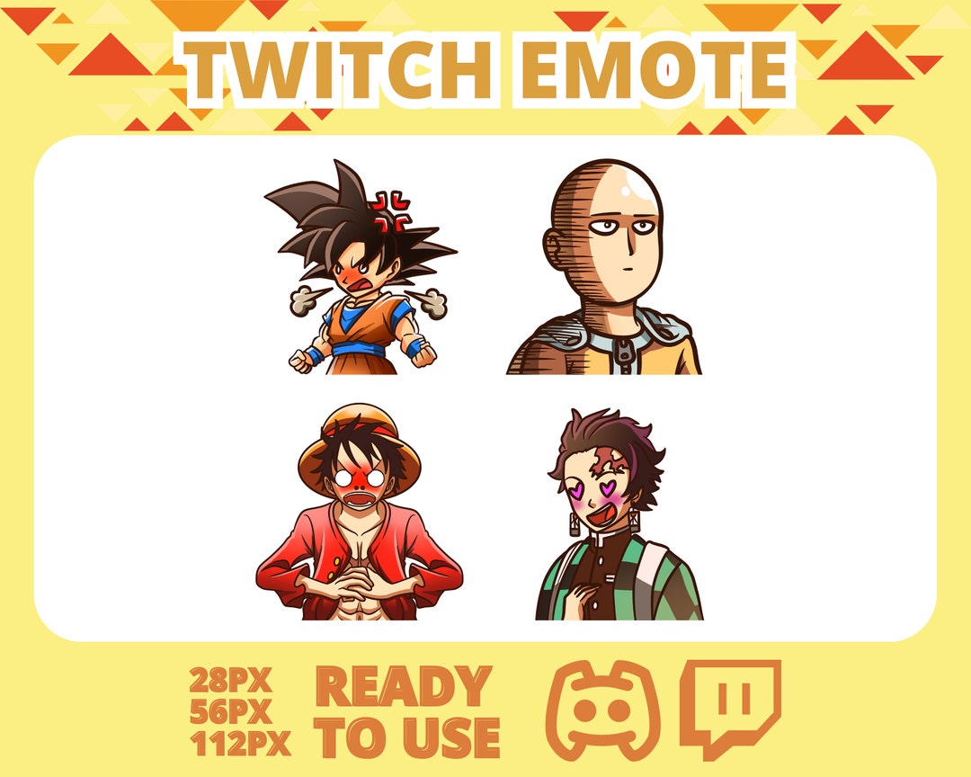 Anime Emotes, Shinobi Boy Emote, Manga Cartoon Cute Emotes, Twitch ...