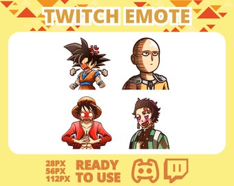 Anime Emotes, Shinobi Sensei Emote, Manga Cartoon Cute Emotes, Twitch ...