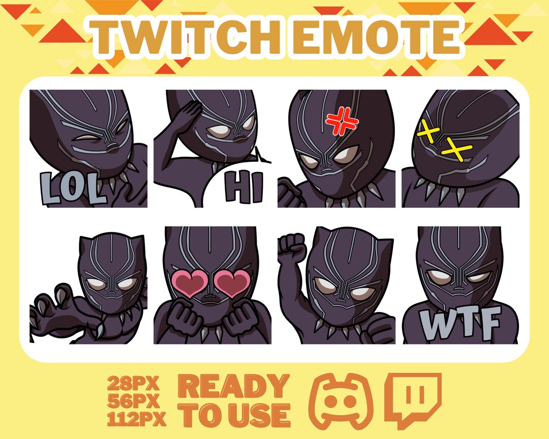 Super Hero Emote, Emote Pack, Manga Emote, Cartoon Emote,anime Twitch ...