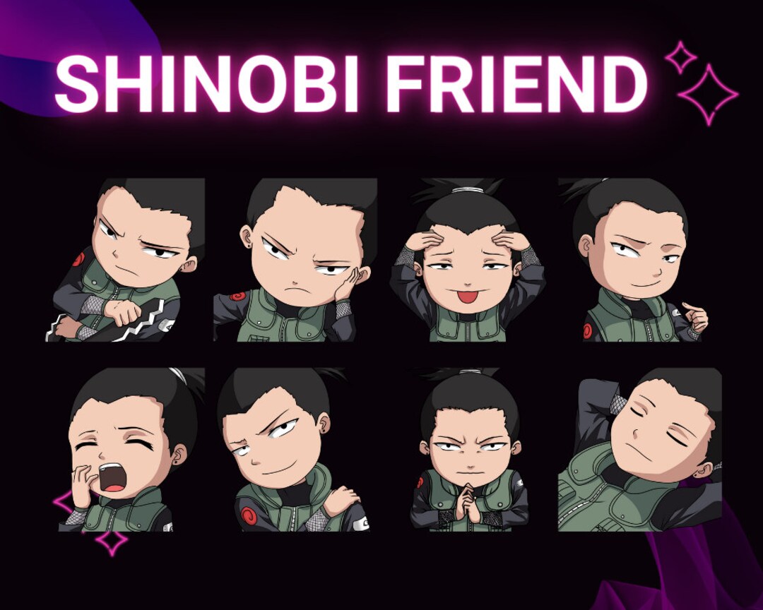Anime Emotes Shinobi Friend Emote Manga Cartoon Cute Emotes - Etsy