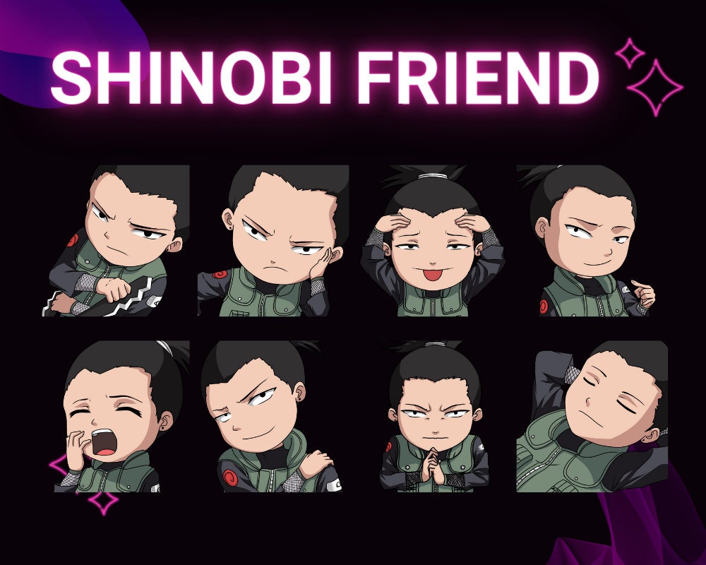 Anime Emotes Shinobi Friend Emote Manga Cartoon Cute Emotes - Etsy