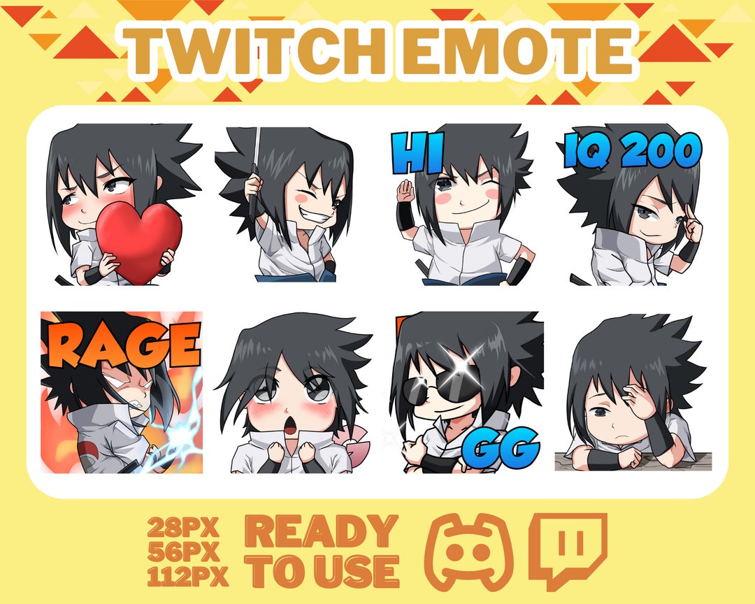 Anime Emotes, Shinobi Friend, Manga Cartoon Cute Emotes, Twitch Emotes ...