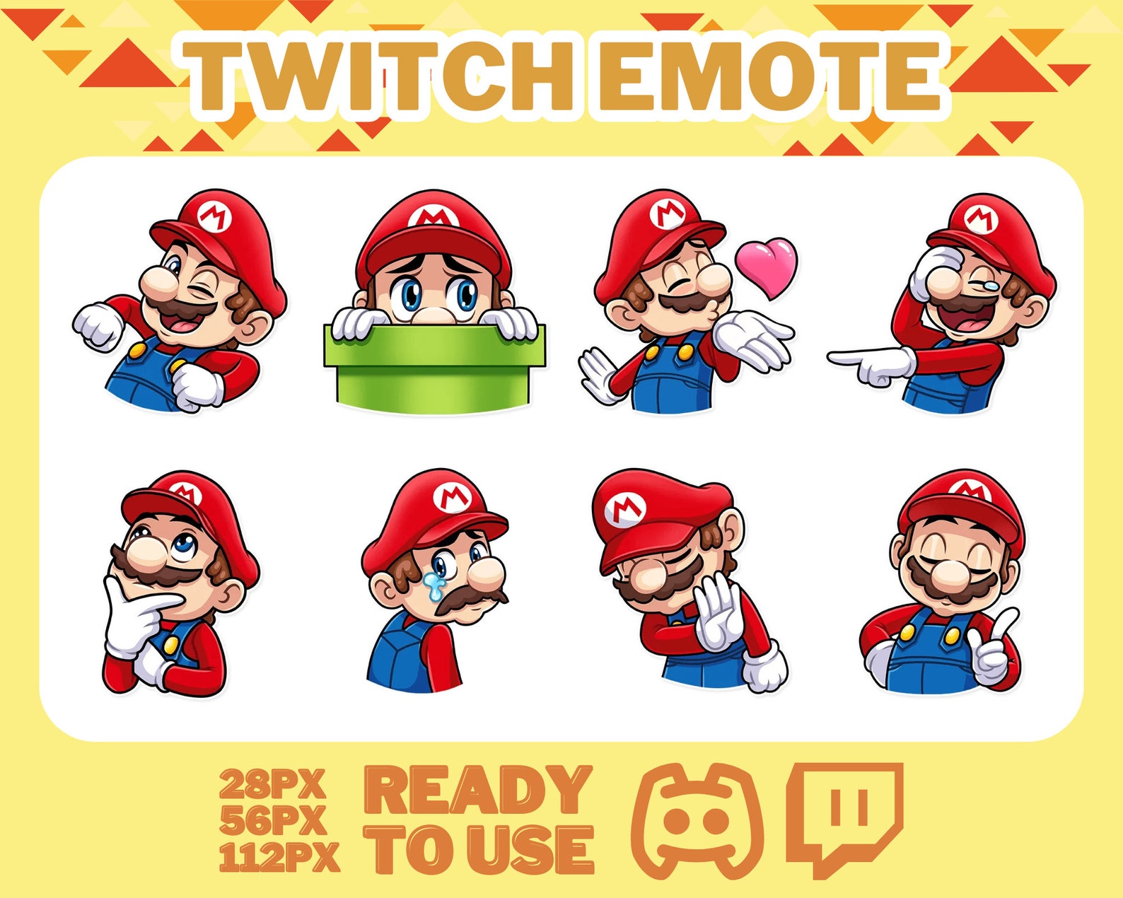 Plumber Man, Emote Pack, Manga Emote, Cartoon Emote, Anime Twitch ...